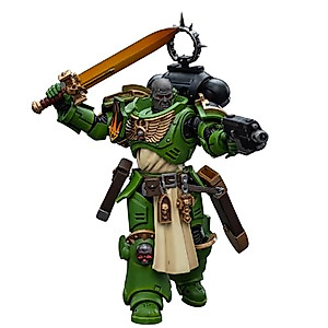 JOYTOY 1/18 Warhammer 40,000 Action Figure Salamanders Bladeguard Veteran Anime Collection Model Birthday Gift