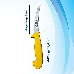 SMI - 5 Pcs Butcher Knife Set Professional Boning Knife Chef Knife Sharp Kitchen Knives Solingen Knife - Made In Germany