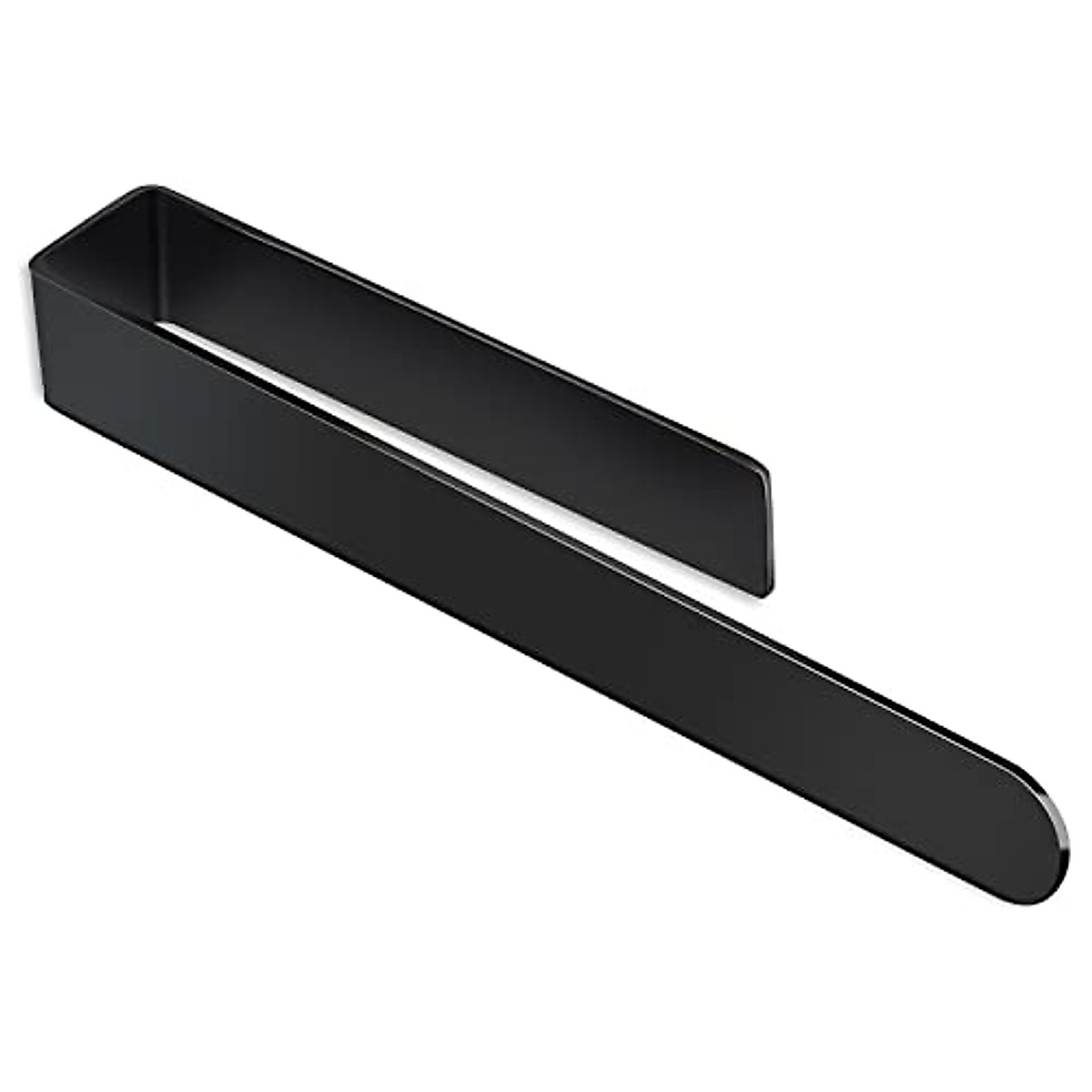 Bicico Hand Towel Holder, Black Towel Bar, 15 Inch Self Adhesive Bathroom Hand Towel Holder Stick on Wall