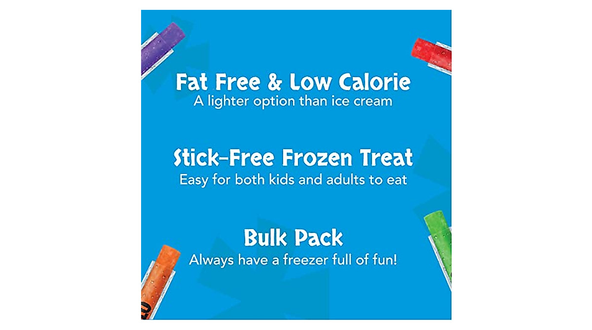 Otter Pops Assorted Freezer Pops - 100 Count Refreshing Summer Treat