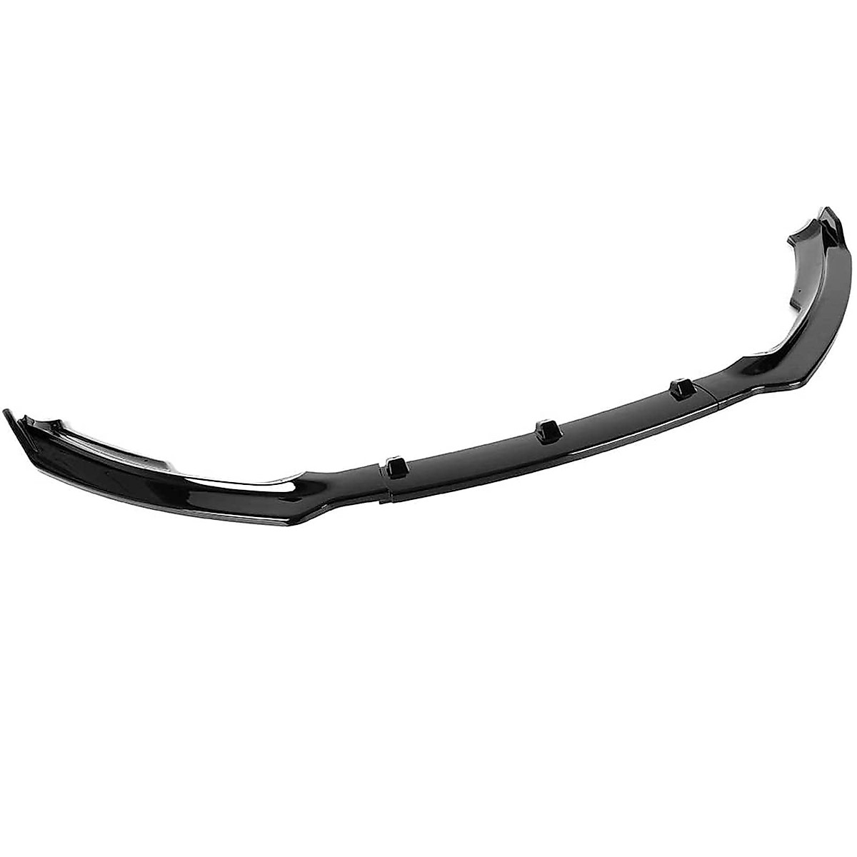 MotorFansClub 3pcs Front Bumper Lip Splitter Fit for Ford Fusion Mondeo 2017 2018 2019 Trim Protection Splitter Spoiler, Black