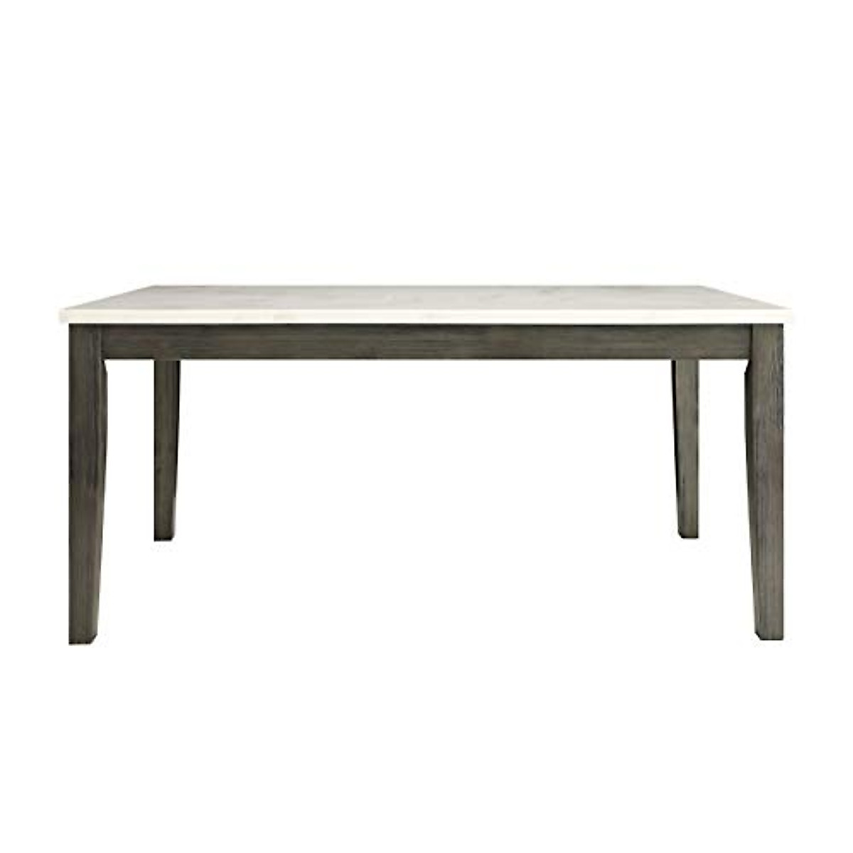 ACME FURNITURE Merel Dining Table - - White Marble & Gray Oak