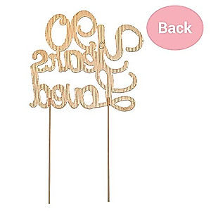 90 Cake Topper - Premium Rose Gold Metal - 90 Years Loved - 90th Birthday Party Sparkly Rhinestone Decoration Makes a Great Centerpiece - Now Protected in a Box
