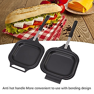 CHICIRIS Aluminum Pan, Non-Stick Frying Pan, Suitable for Omelets, Bacon, Burgers, Pancakes, Fried Eggs, Steak, Even Heating, Small and Compact, Easy to Clean