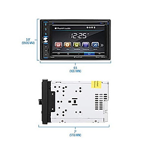 Planet Audio P9630B Car DVD Player - Double Din, Bluetooth Audio and Hands-Free Calling, 6.2 Inch LCD Touchscreen Monitor, MP3 Player, CD, DVD, WMA, USB, SD, AUX In, AM/FM Radio Receiver