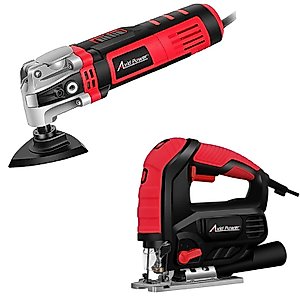 AVID POWER Oscillating Tool Bundle with 7.0A 3000 SPM Jig Saw