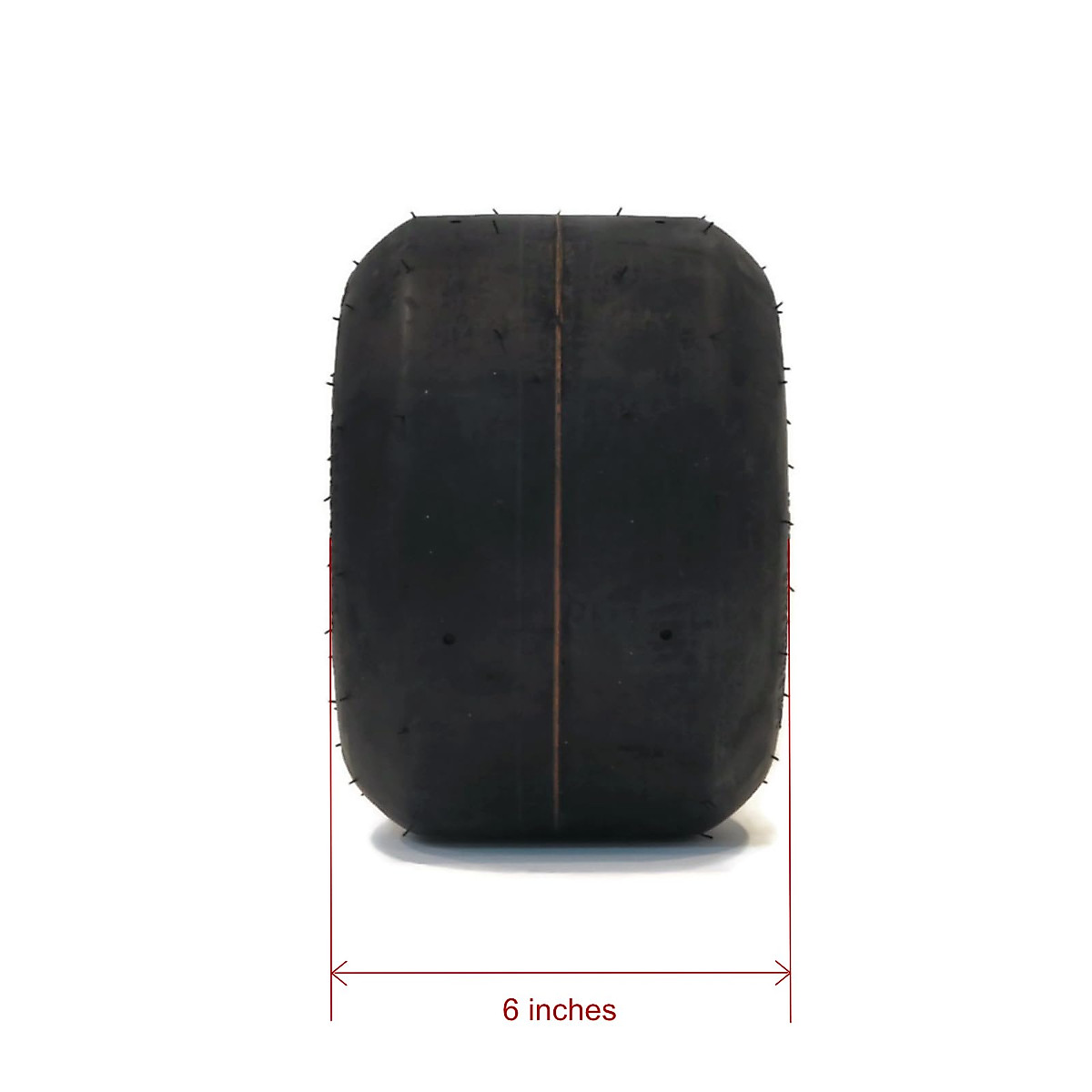 The ROP Shop | (Pack of 2) Tubeless Racing Slick Tire 11x6.00-5 with Aluminum Wheel for Go Kart