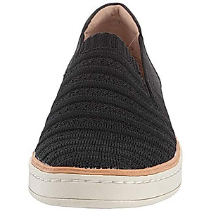 Naturalizer SOUL Womens Kemper Knit Slip On Casual Sneaker Shoe,Black Fabric,6W