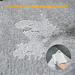 Yiruka Dog Beds for Extra Large Dogs, Washable Dog Bed Sofa with Removable Cover, Waterproof Dog Bed Couch with Nonslip Bottom, High Bolster Dog Bed, Orthopedic Large Dog Bed up to 100 lbs