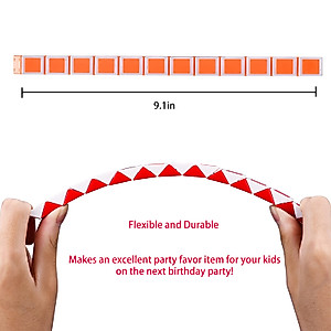 Ganowo 18 Pack Fidget Snake Cube Mini Twist PuzzleToys for Kids Teens Stocking Stuffer, Birthday Party Favors, Goodie Bags Fillers, Classroom Rewards, Random Colors