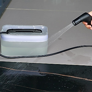 titivate Portable Bidet Sprayer, Handheld Electric Bidet Sprayer Kit, Rechargeable Travel Bidet Sprayer with 2.3L Water Tank for Hygiene Cleaning, Baby Care and Postpartum