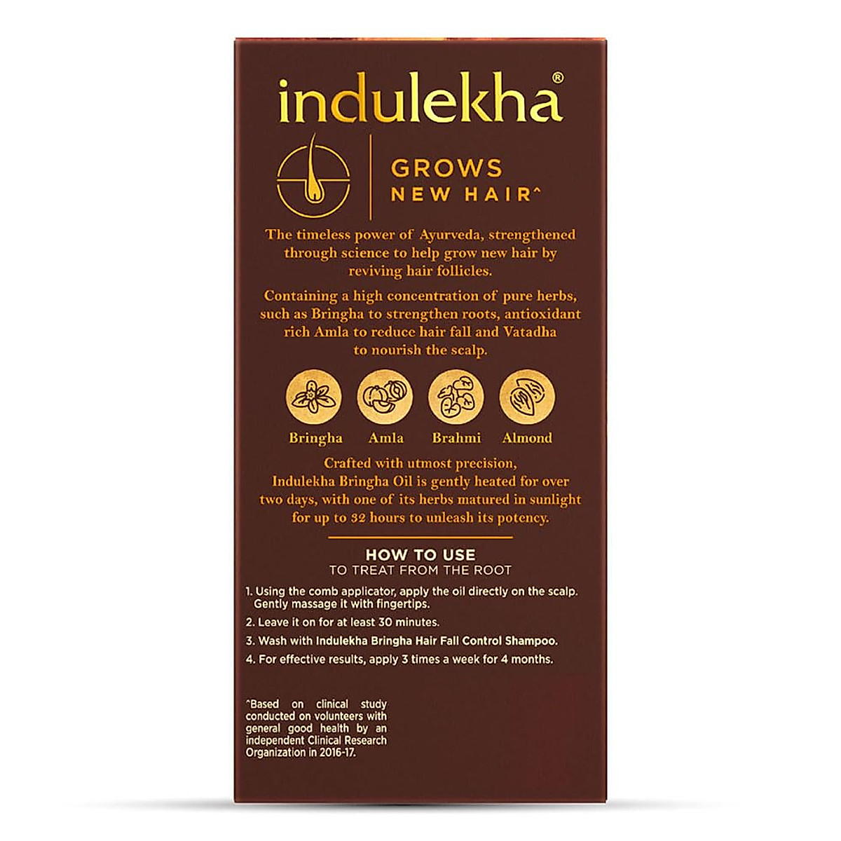 Indulekha Bringha Hair Oil Selfie Bottle, 100Ml