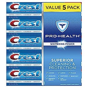 Crest Pro-Health Whitening Power Toothpaste, 5 pk./6.3 oz.