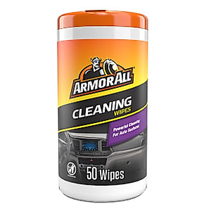Armor All Car Cleaning Wipes , Wipes for Car Interior and Car Exterior, 50 Wipes Each