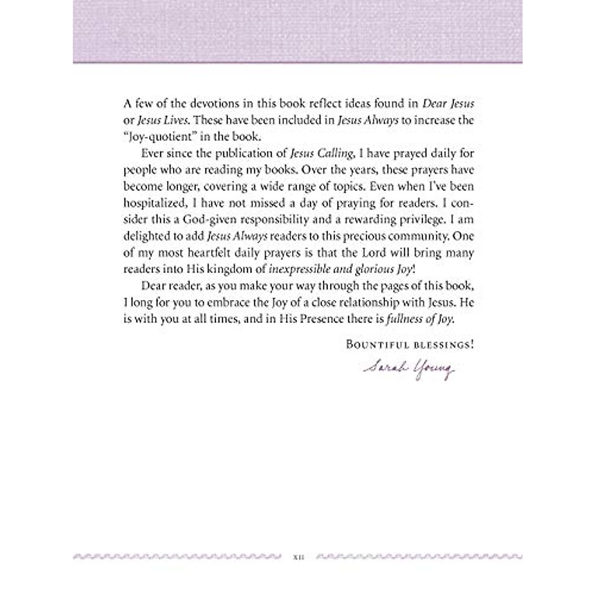 Jesus Always, Large Text Cloth Botanical Cover, with Full Scriptures: Embracing Joy in His Presence (A 365-Day Devotional)