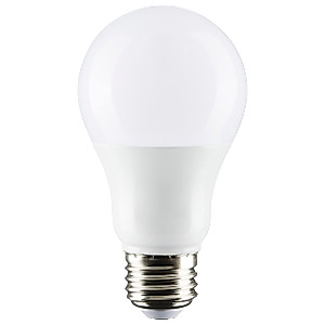 Satco S39836/06 9.8-Watt LED E26 Light Bulbs, 3000K, 25000 Hour Rating, Dimmable, 1 Count (Pack of 6)