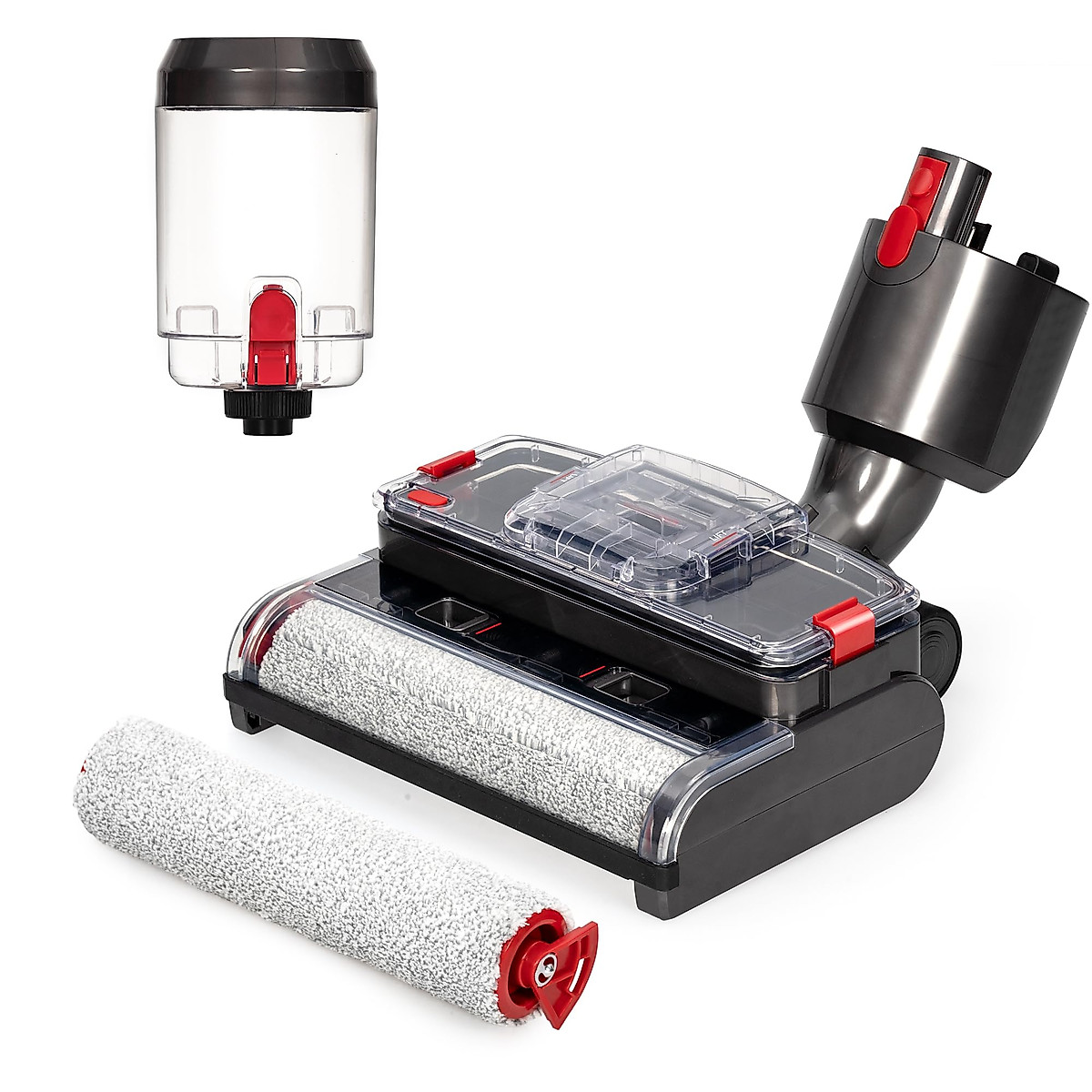 Electric Wet Dry Mopping Head for V15 V8 V7 V10 V11 Vacuum Cleaner, Automatic Cleaning Roller Brush for Hard Floors and Area Rugs, Great for Sticky Messes and Pet Hair