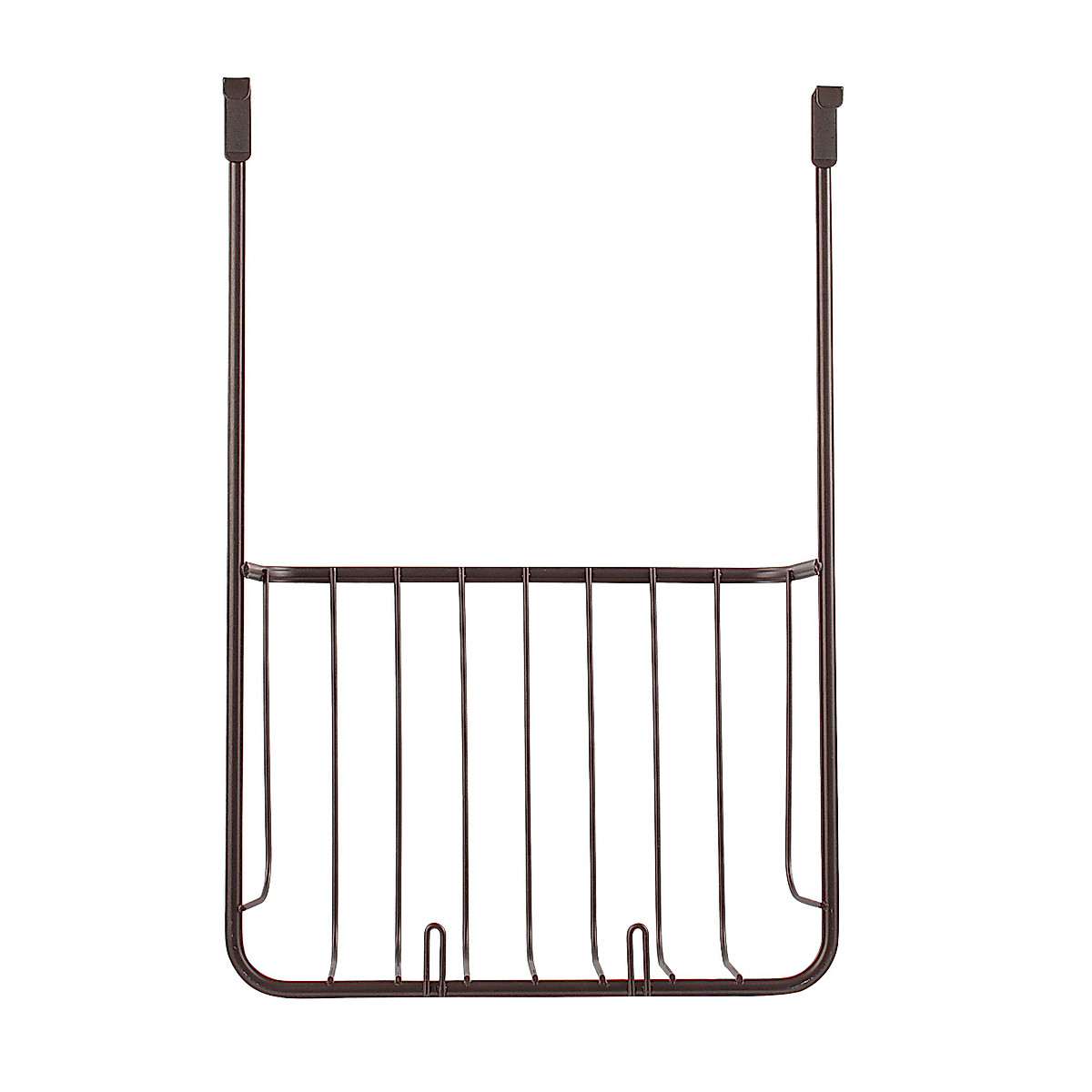 Spectrum Diversified Ashley Board & Bakeware Holder No-Installation Cupboard Cookie Sheet, Cutting Board Organizer for Cabinet, Baking Accessory Storage, Large, Satin Nickel