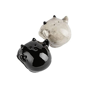 Killstar Ashmedai Salt & Pepper Shakers Skull Devil Horns Goth Spooky