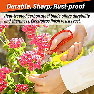 GOUGIRI Japanese Trimming Scissors 6” Electroless Plated Garden Shears Gardening Tools