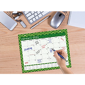 2023-2024 Calendar 16 Months Student Calendar/Planner for 3-Ring Binder, Desk, or Wall -v016