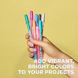 SAKURA Gelly Roll Moonlight 10 Gel Pens - Bold Point Ink Pen for Journaling, Art, or Drawing - Assorted Bright Ink - Bold Line - 10 Pack