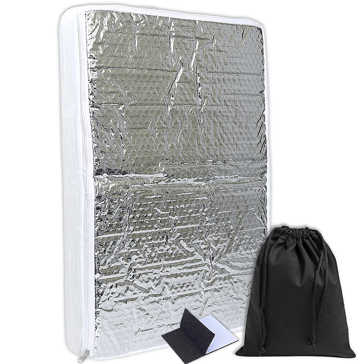 LATCH.IT Shower RV Skylight Insulator | V2.1 | Fits 14x22x2.75” Straight Skylight Inner Dome | RV Sunroof Skylight Cover w/Reflective Surface | Instant Energy Savings w/RV Vent Insulator!