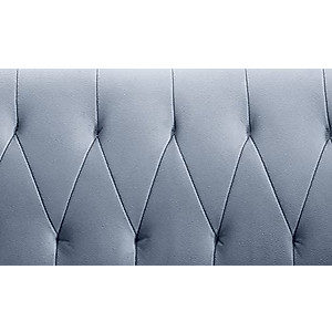 Acme Furniture Upholstered Sofas, Light Gray/Gold