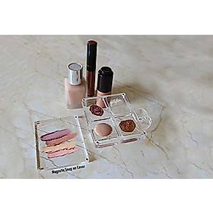 Hand Makeup Mixing Palette Makeup Lovers have been Searching for, with Lid, Great when applying makeup to others too, bye-bye Makeup Stains! 5 groves