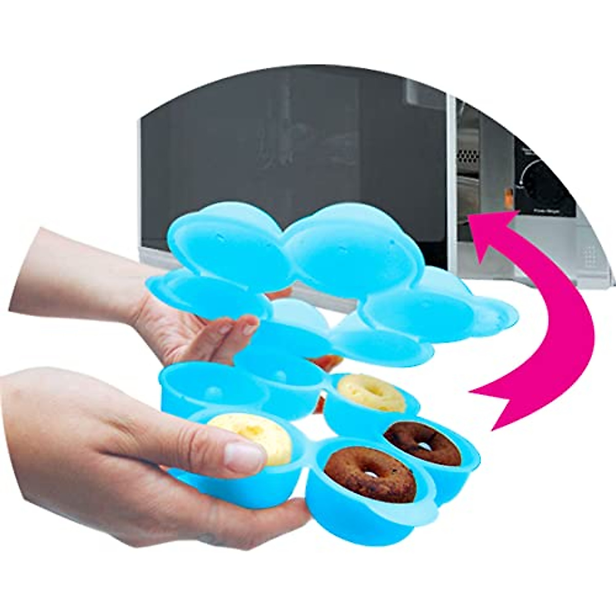 MI ALEGRIA MINI DONUTS FACTORY SET. MAKE AND DECORATE REAL MINI DONUTS. SET INCLUDES 11 PIECES