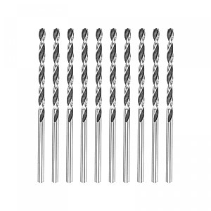 uxcell 10 Pcs 2.75mm HSS(High Speed Steel) W6542 Micro Drill Bits, Fully Ground Jobber Drill Bit for Mild Steel Copper Aluminum