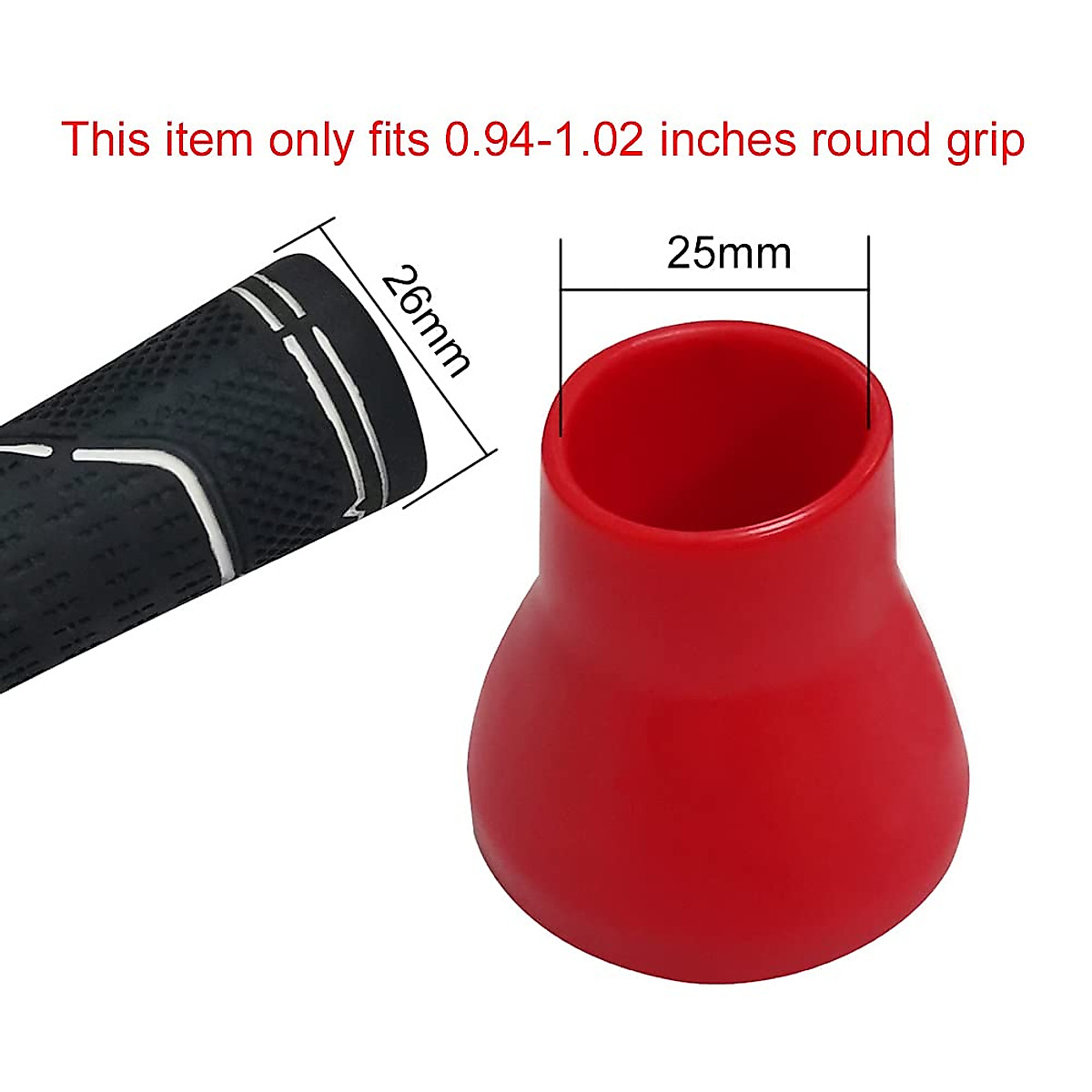 Myartte Golf Ball Retrievers Golf Ball Pick-Up Suction Cup Value 4 Pack Golf Ball Picker Upper for Putter