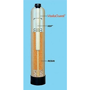 Oceanic Water Systems KDF 85 Media Guard | Add-On Filter for Whole House Water Softener & Filter Systems- Reduces Iron, Hydrogen Sulfide