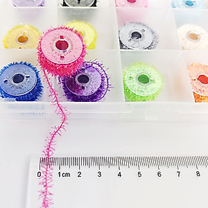 Fly tying Tinsel Chenille Line Crystal Flash Line Crystal Flash Realistic Chenille Fly Tying Materials for for Streamer & Nymph Flies