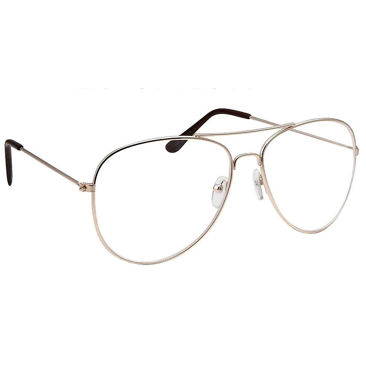 SHAMZBEST Clear Lens Aviator Eyeglasses Classic Retro