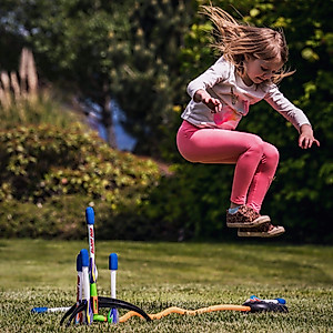 Marky Sparky Blast Pad Rocket Launcher - Designed in USA - Highest Flying Rocket - Super Durable Rockets and Stomp Pad Launcher - Top Outdoor Toys for 6 Year Old Boys Ages 6-up