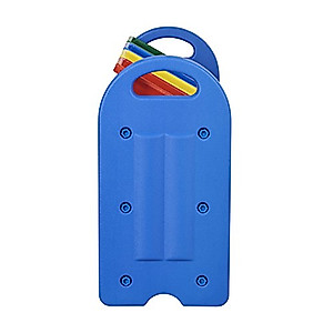 ECR4Kids 3-Tier Toy Storage Organizer with Bins, Blue with 12 Assorted-Color Bins, GREENGUARD Gold Certified Toy Organizer and Storage for Kids’ Toys, Kids’ Toy Storage (ELR-0216)