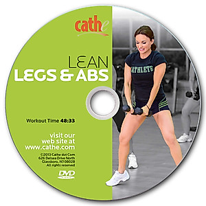 Cathe Friedrich Lean Legs & Abs Lower Body Exercise DVD For Women - Use To Sculpt and Tone Your Legs , Butt, Thighs, Hips, Glutes and Core