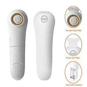 Electric Fruit Vegetable Peeler, Handheld Potato Peeler Pro Set, Kitchen Peeler Slicer with 3 Interchangeable Blades for Apple Potato Carrot Cucumber