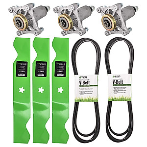 8TEN Deck Rebuild Kit for Husqvarna 54 inch GTH 2654 Garden Tractor Blade Spindle Belt