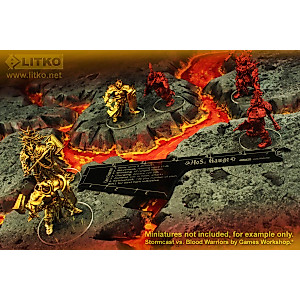 LITKO Movement Gauge Warhammer: Age of Sigmar 1st Edition & 2nd Edition, Translucent Grey