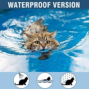 Flea and Tick Collar for Cats - Offers 12-Month Protection, Crafted with Premium Plant Oils, Waterproof, Natural, Safe for Kittens, Includes Free Comb and Tweezers, 13.8 in (2 Packs)