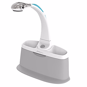 The First Years Rain Shower Baby Shower Head - Soothing Attachable Baby Spa Sprayer - Baby Bathtub Shower Head with Rotating Arm