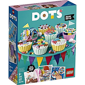 LEGO DOTS Creative Party Kit 41926 DIY Craft Decorations Kit; Makes a Perfect Play Activity for Kids, New 2021 (622 Pieces)