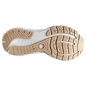 Brooks Women’s Glycerin StealthFit 20 Neutral Running Shoe - White/Black/Cream - 9.5 Medium