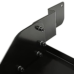 HECASA Black Folding Shelf Pellet Grill Grille Front Shelf Compatible with All 24” Camp Chef Grills Powder Coated Steel Replacement for PGFS24