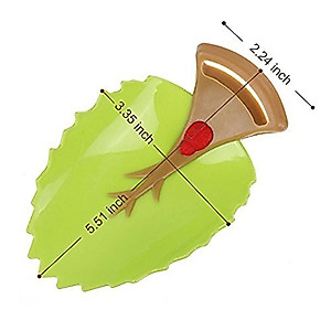 Yonisun Faucet Cover, Leaf Design Safety Faucet Extender For Children Toddler Kids Hand Washing Baby Kids Hand Wash Helper Bathroom Sink(2PCS/Pack)