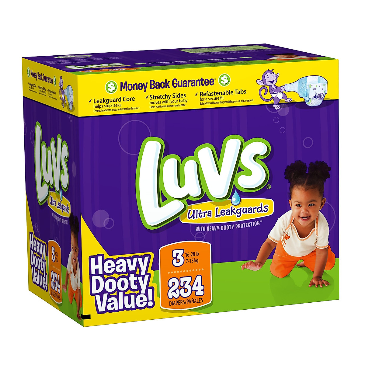 Luvs With Ultra Leakguards Size 3 Diapers 204 Count