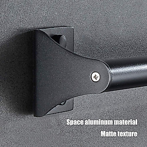 Bath Grab Bar, Silver/Black/Gold Anti-Slip Space Aluminum Shower Safety Handle, Bathroom Toilet Balance Bar, for Bathtub,Toilet, Bathroom,Kitchen 30cm/12in,40cm/16in,50cm/20in