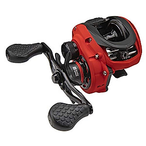 Lew's Mach Smash SLP 7.5:1 Right Hand Baitcast Reel, Red